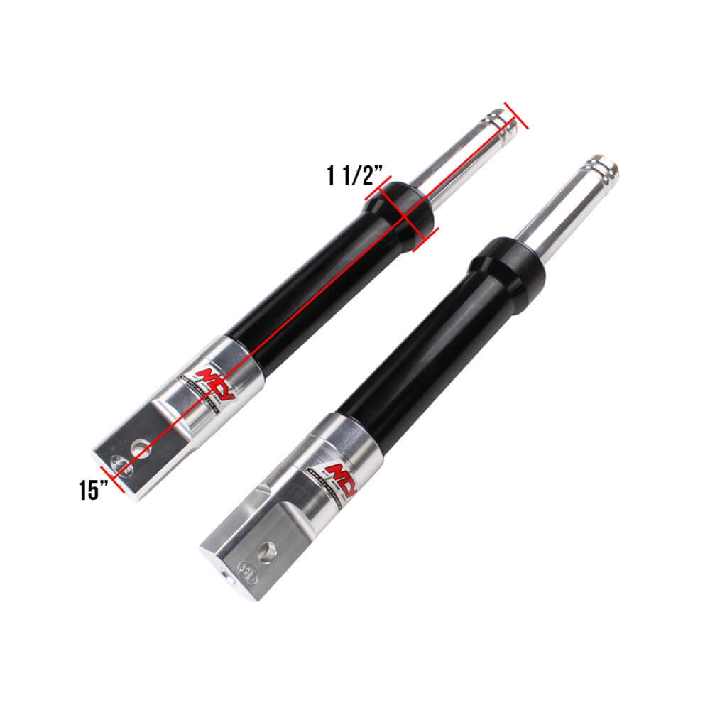 NCY Performance Front Forks Drum Type Black Finish - Honda Ruckus Metr ...