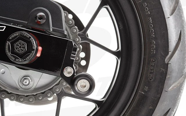 TST SPOOLED CAPTIVE CHAIN ADJUSTERS FOR HONDA GROM 125 (2022+) - Silve ...