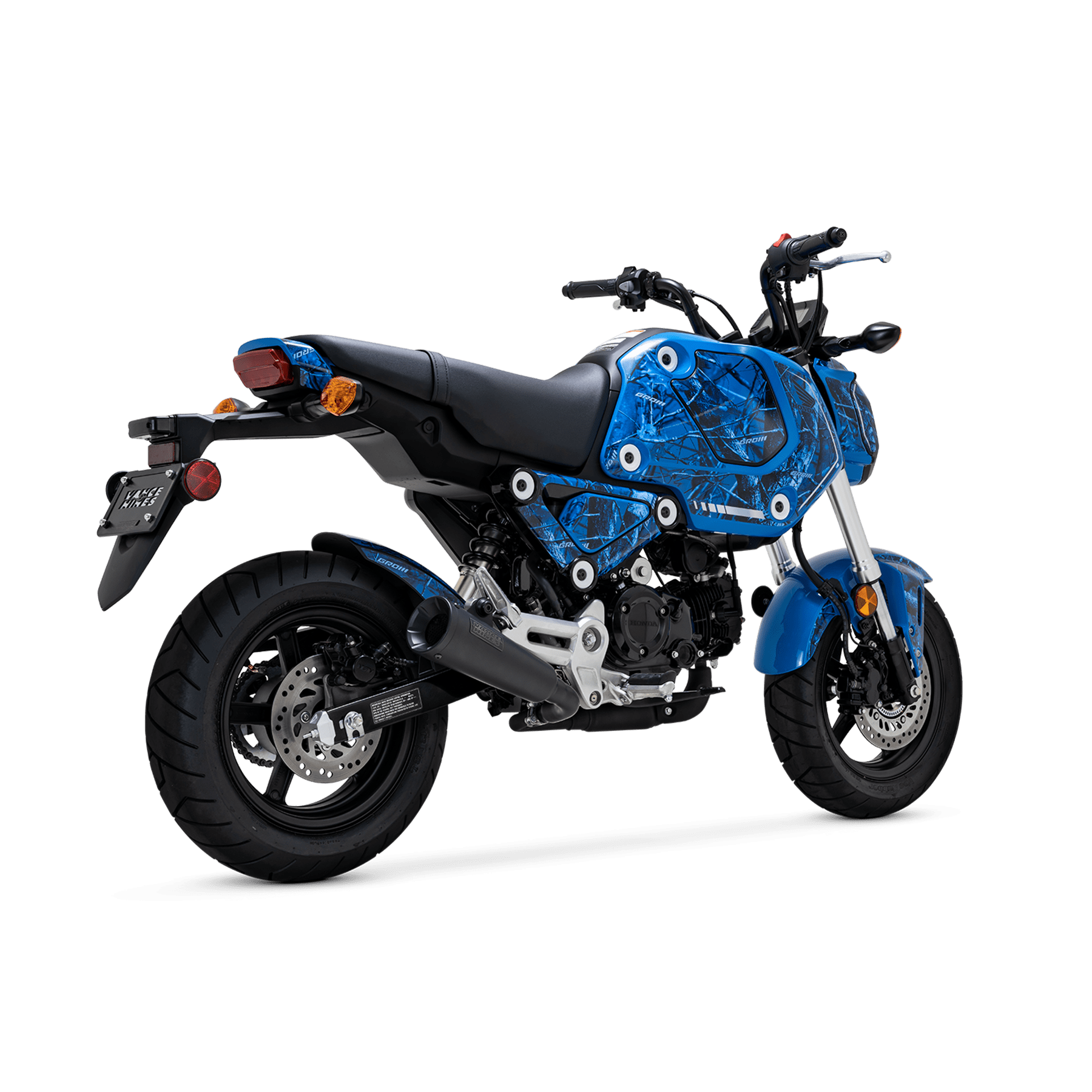 Vance and Hines Upsweep Black Slip-On Exhaust - HONDA GROM 2022 ...