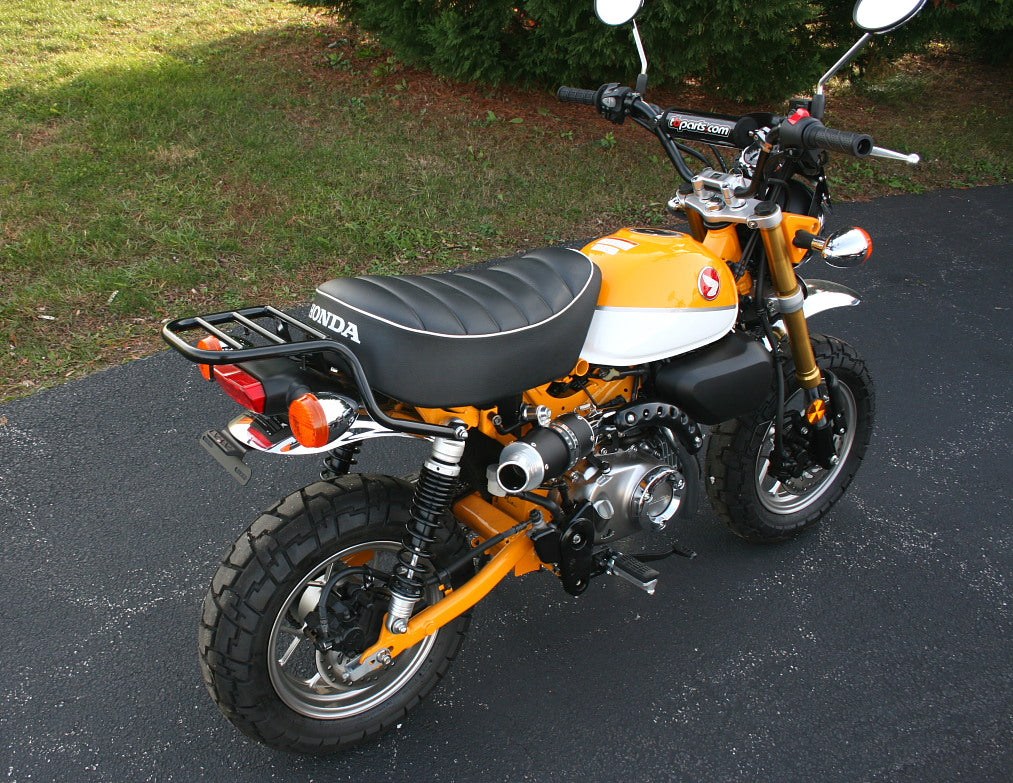 TB Rear Luggage Rack Carrier Black / Chrome - Honda Monkey 125 (ALL YE ...