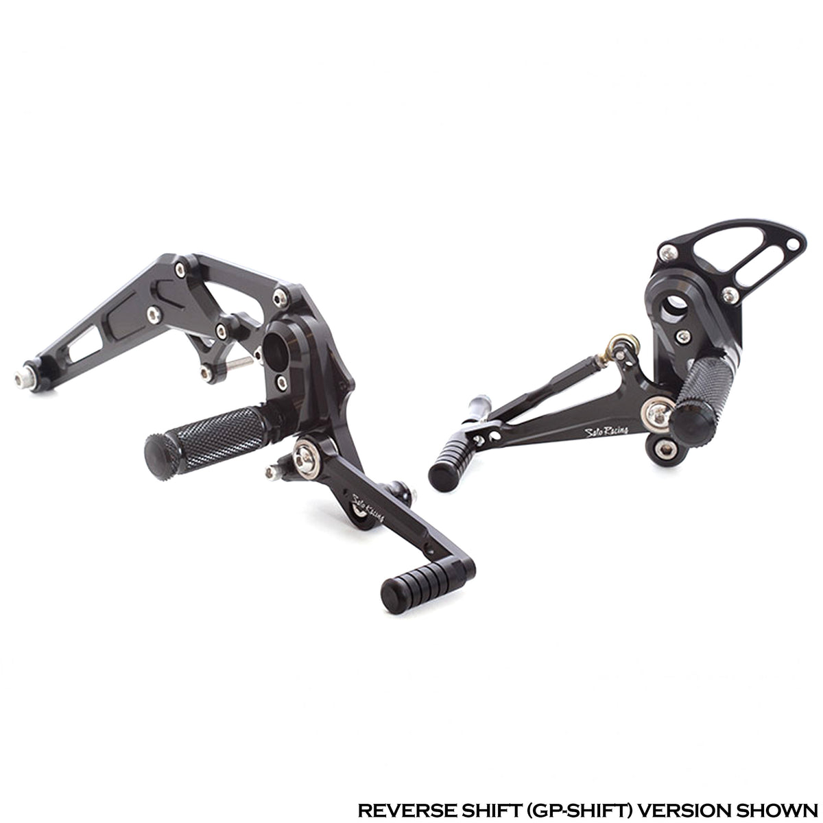 SATO RACING REAR SETS HONDA GROM (2022+) - STANDARD SHIFT - BLACK ...
