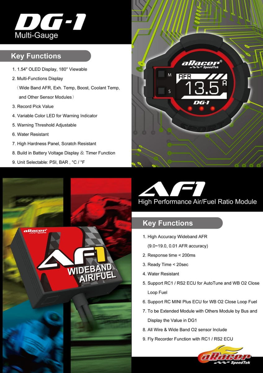 Aracer AF1 Professional Wideband O2 AFR Module – Steady Garage