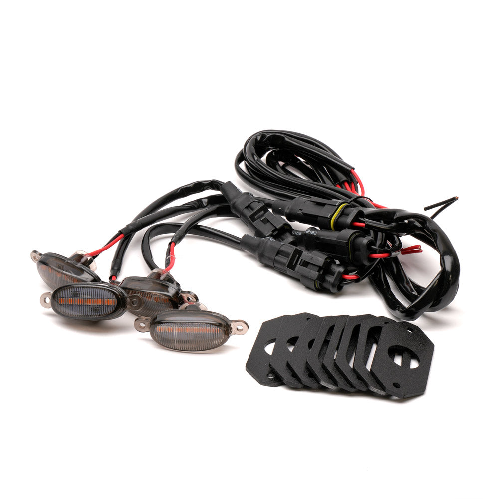 Zeus Armor Front Grille Daytime Running Amber Lights - Honda Element 2 ...