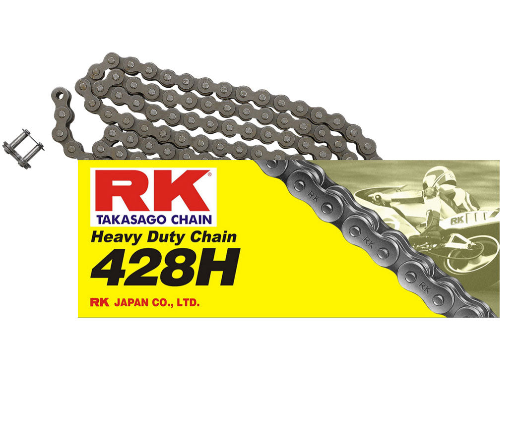 RK Racing Chains Natural 428 Heavy Duty Chain x 120 Links – Steady Garage