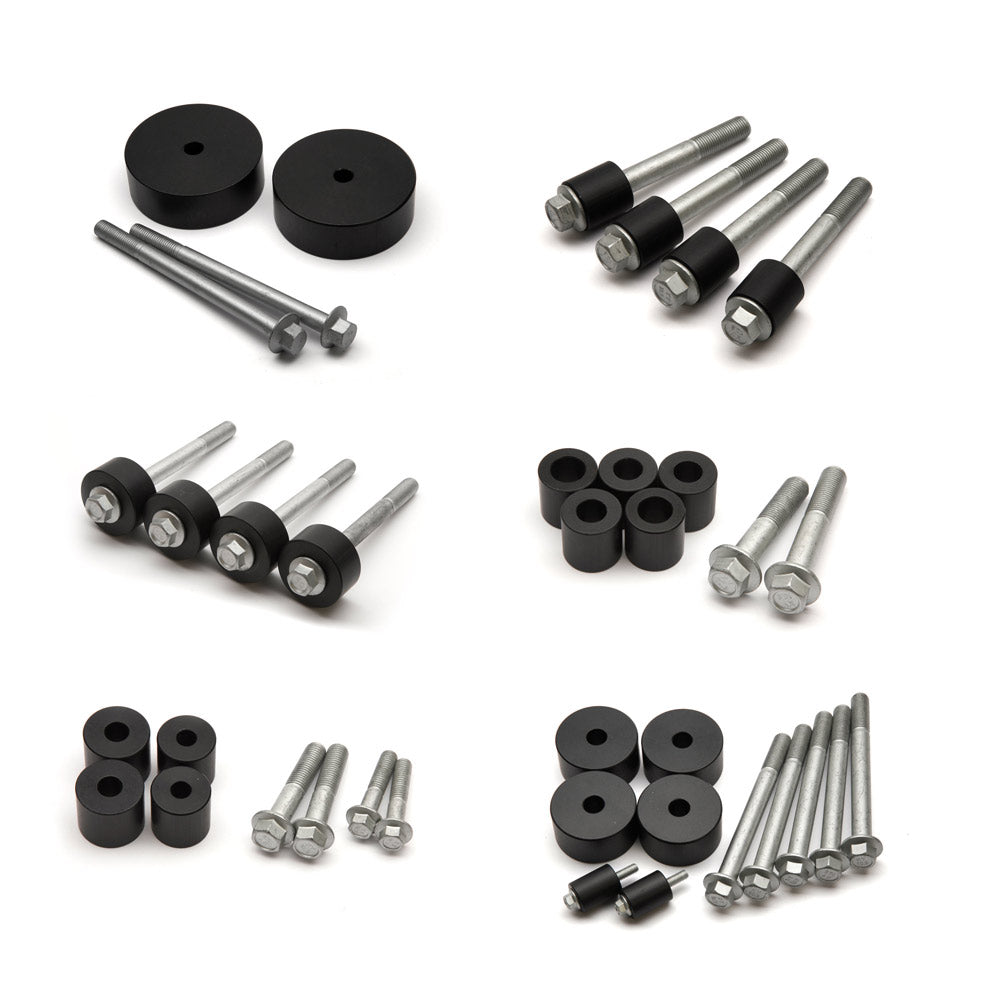 ZEUS ARMOR Complete 1" Drive Train Lowering Kit - Honda Element AWD (A ...