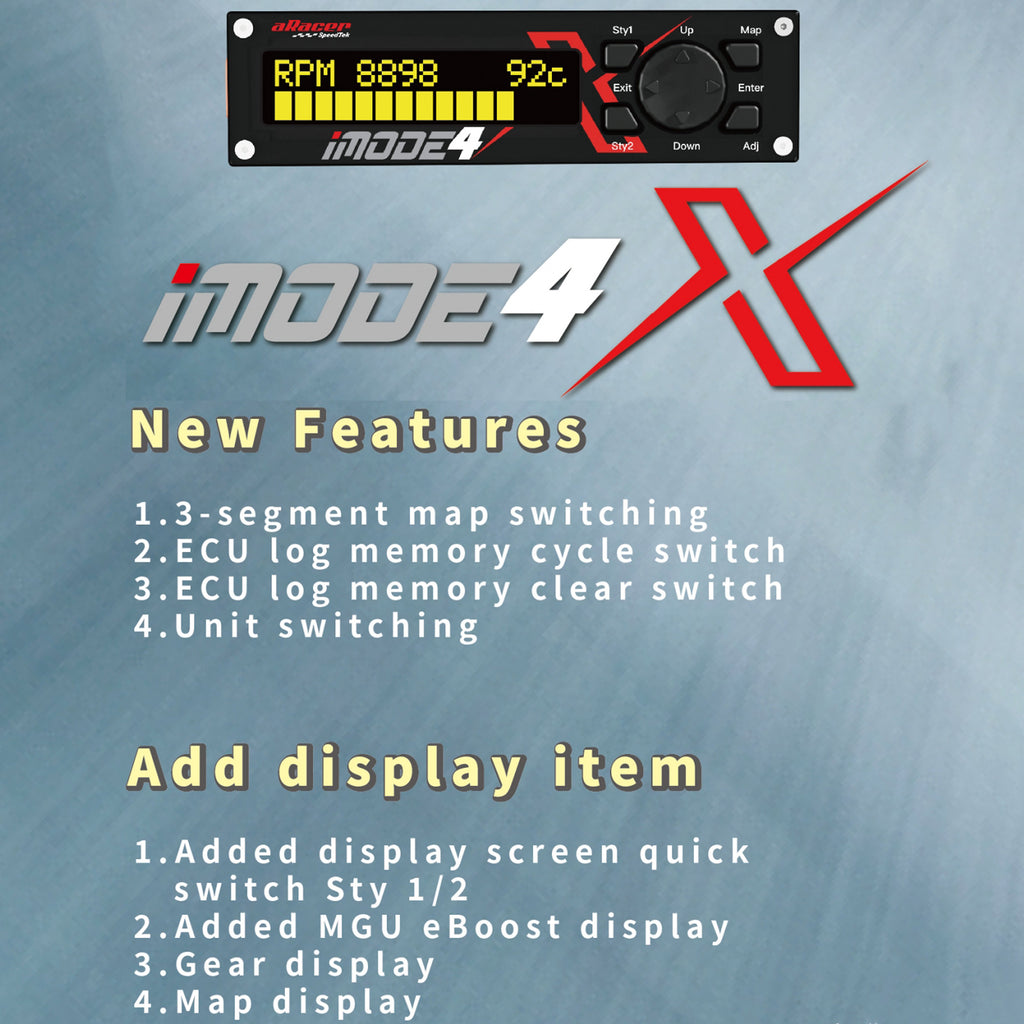 Aracer iMode 4X Real Time Control Module for RC Super X ECU – Steady Garage