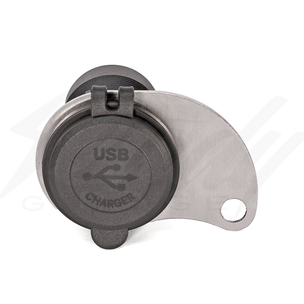 Universal 12V USB USB-C Outlet Charge Port with Bracket – Steady Garage