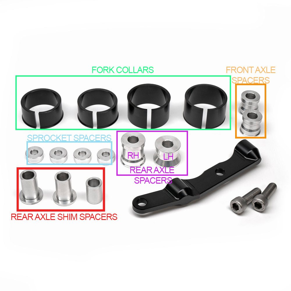 Chimera Engineering Honda GROM 12" Small Wheel Conversion Kit for Hond ...