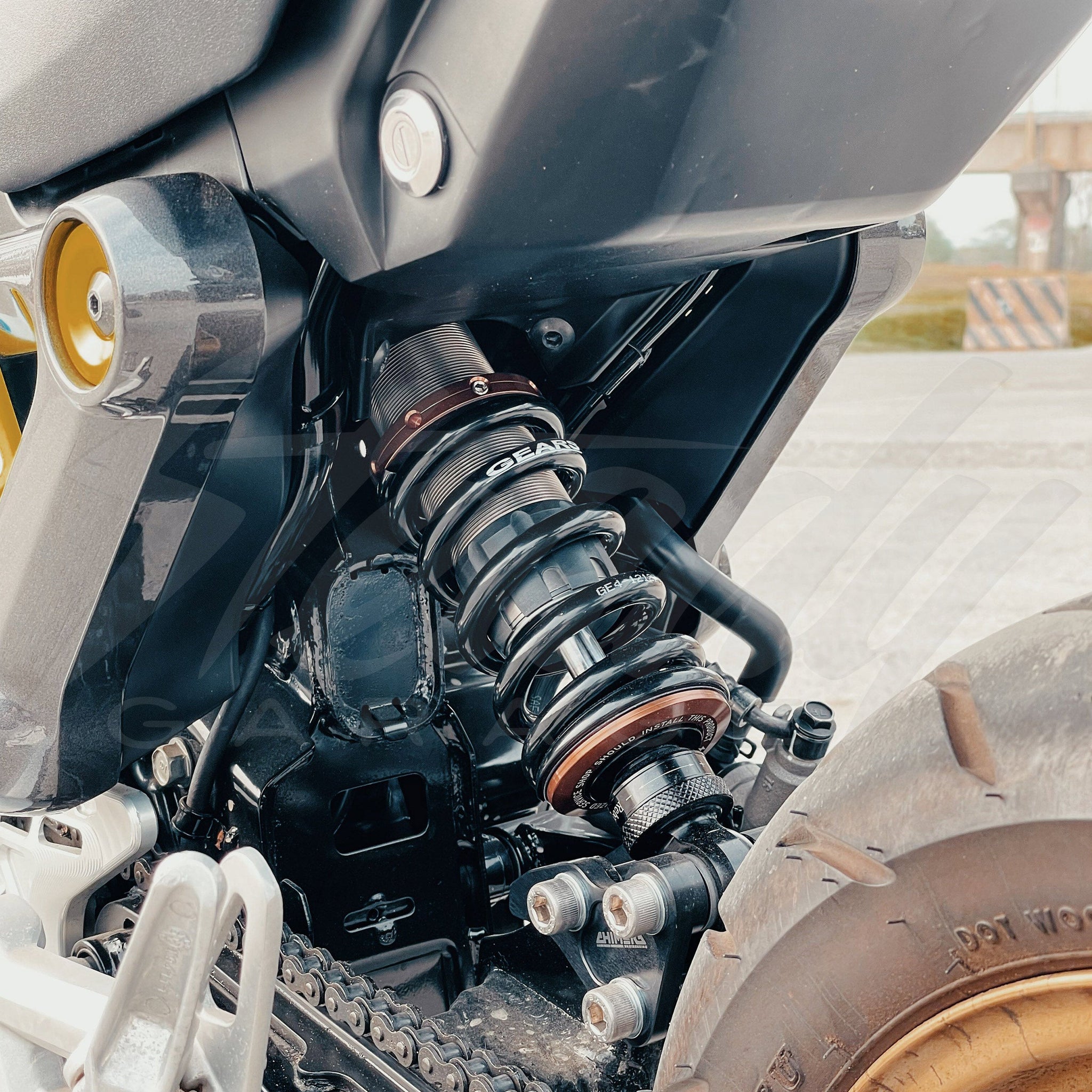 Chimera Sports Racing Rear Coilover Shock - Honda GROM 125 (ALL YEARS ...