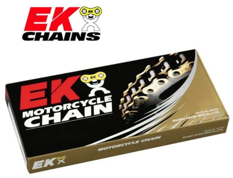 EK Motorcycle 420SH Gold 420 x 120 Link Chain – Steady Garage