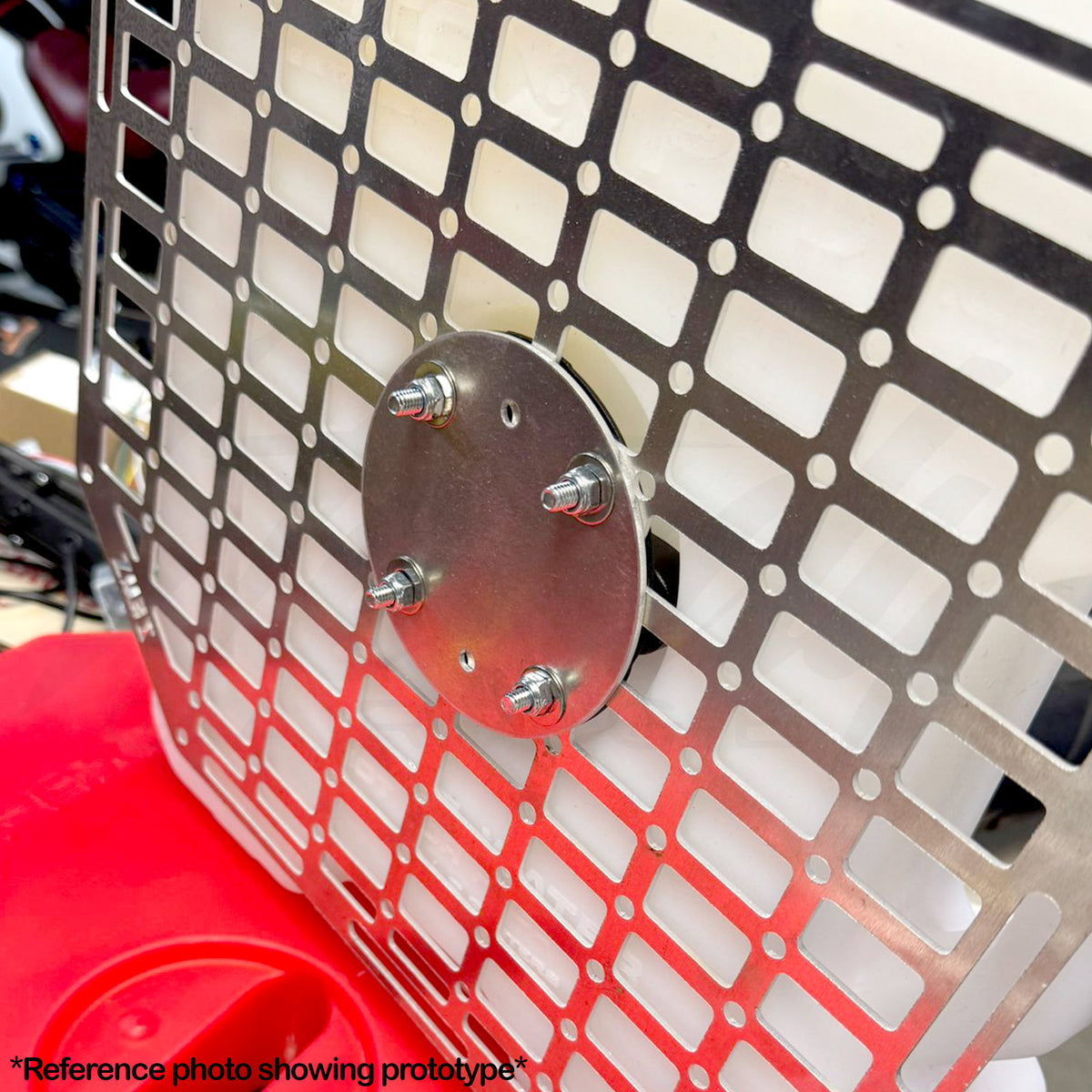 Zeus Armor Flat Fluid Container Sandwich Mounting Backing Plate - Univ ...