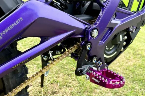 KKE Aluminum MX Foot Pegs - Sur Ron Light Bee X, Talaria, E Ride Pro ...