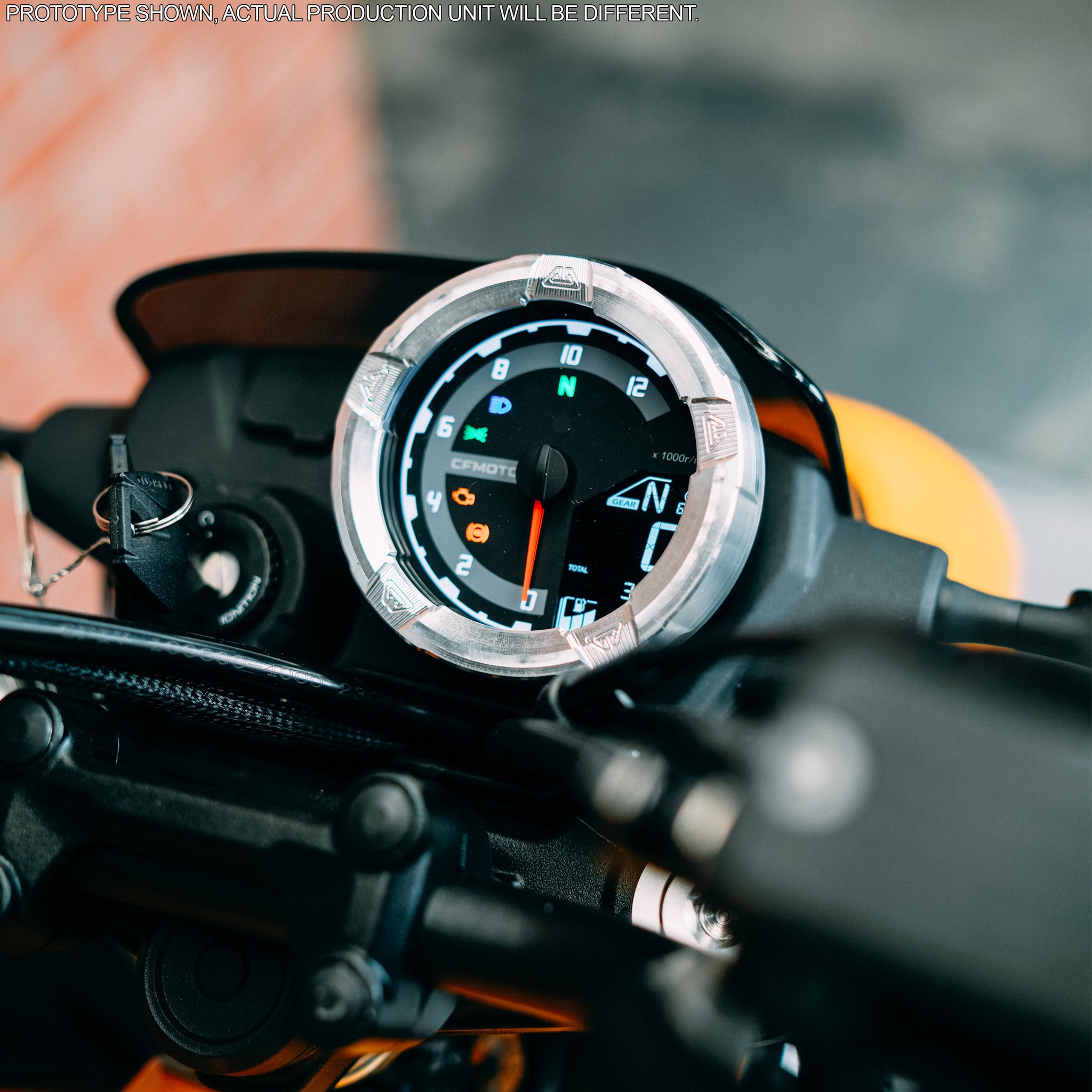 CHIMERA ENGINEERING SPEEDOMETER GAUGE BEZEL - CFMOTO PAPIO CL/SS ...