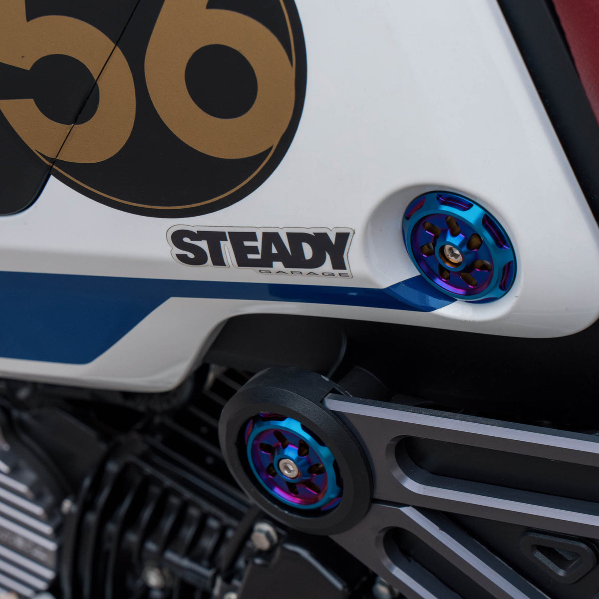 Chimera Titanium Aperture Garnish Washer Kit - Honda Grom 125 (2022-20 ...