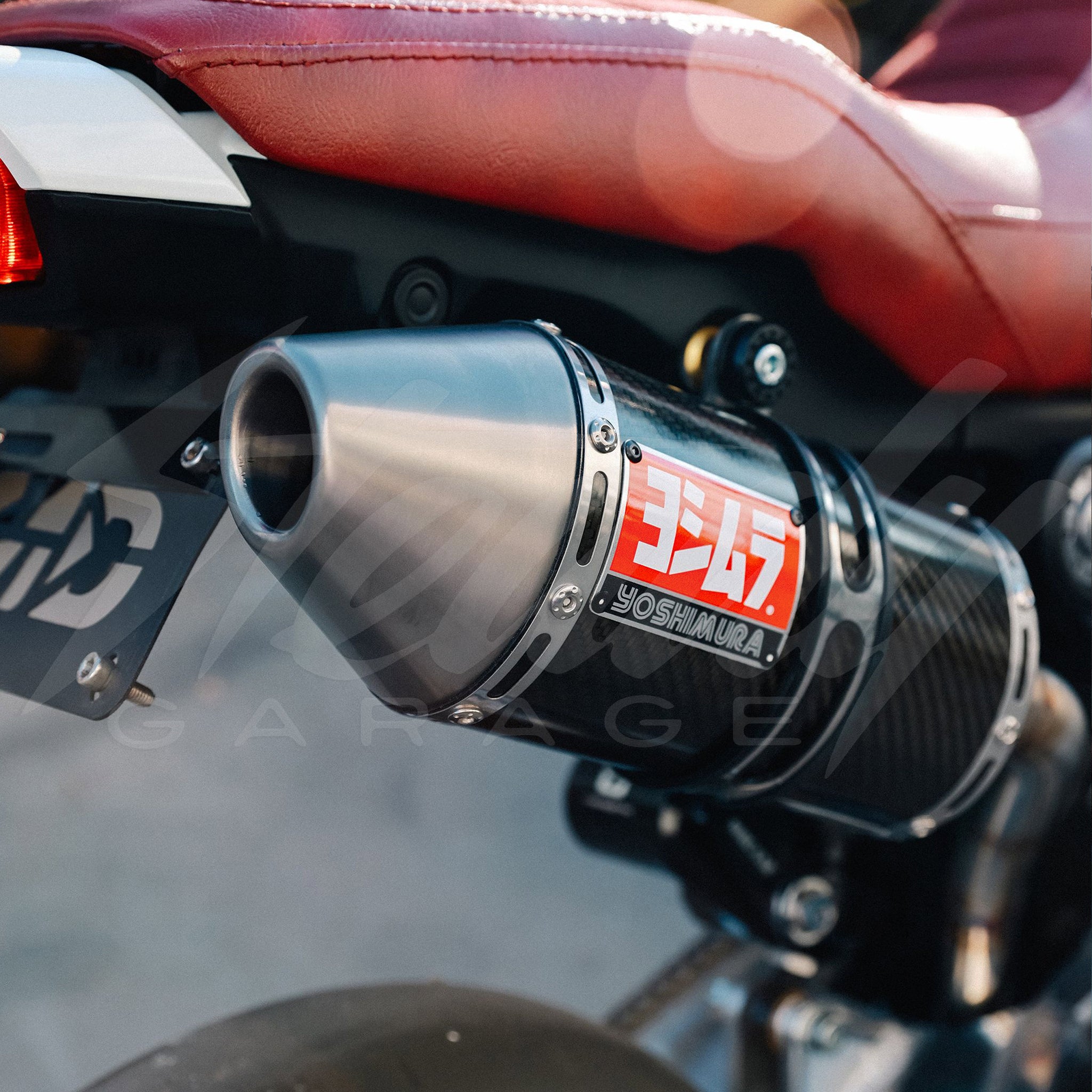 Builders Series Yoshimura RS-3 Carbon Fiber Mini Bike Muffler Kit ...