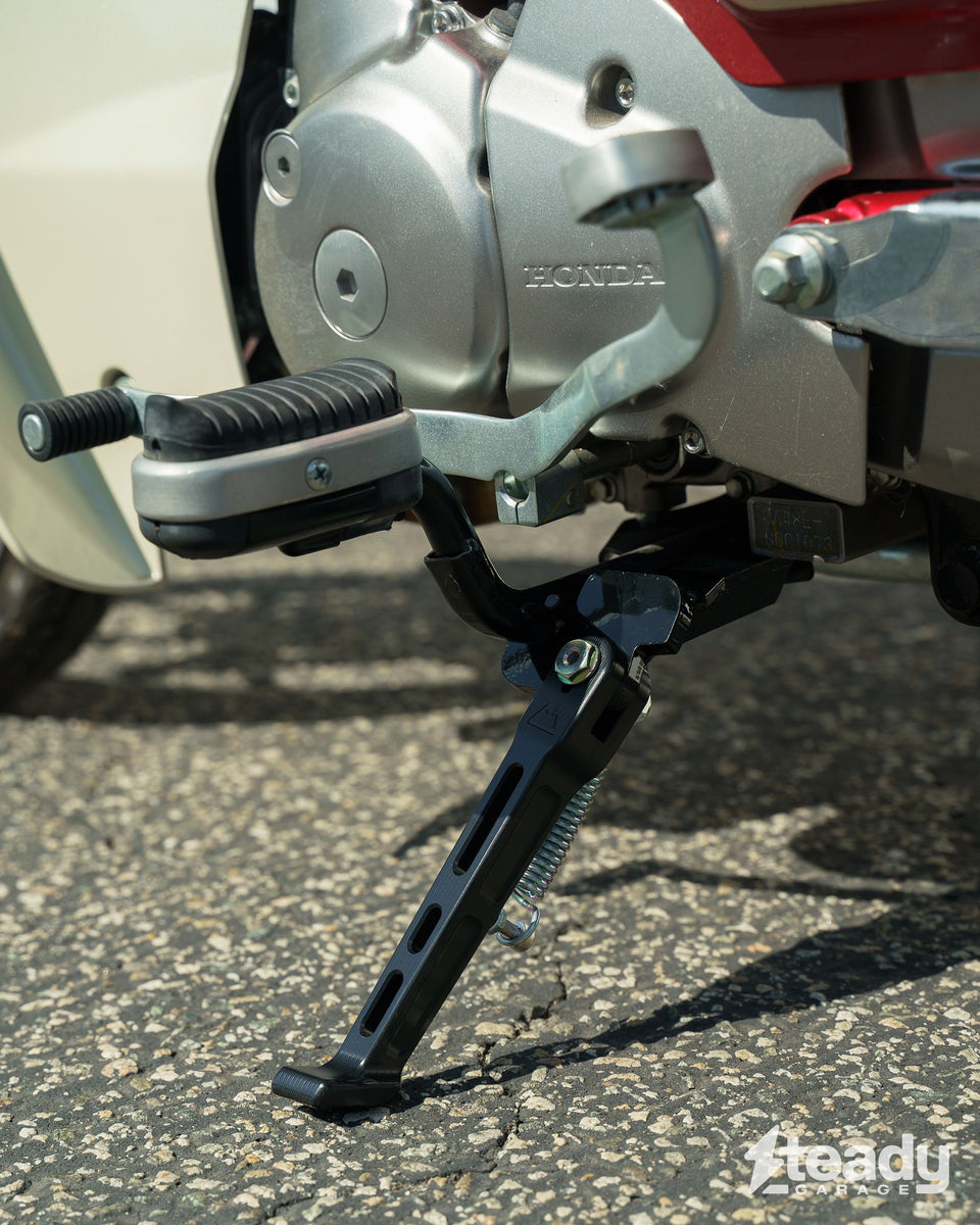 Chimera Engineering V2 Bolt On Side Stand/Kickstand - Honda Super Cub ...