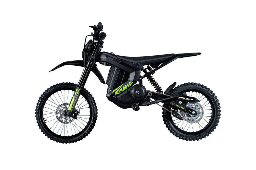 RAWRR MANTIS X - 72v Off-Road Electric Motorcycle Dirtbike Emoto 17"/1 ...