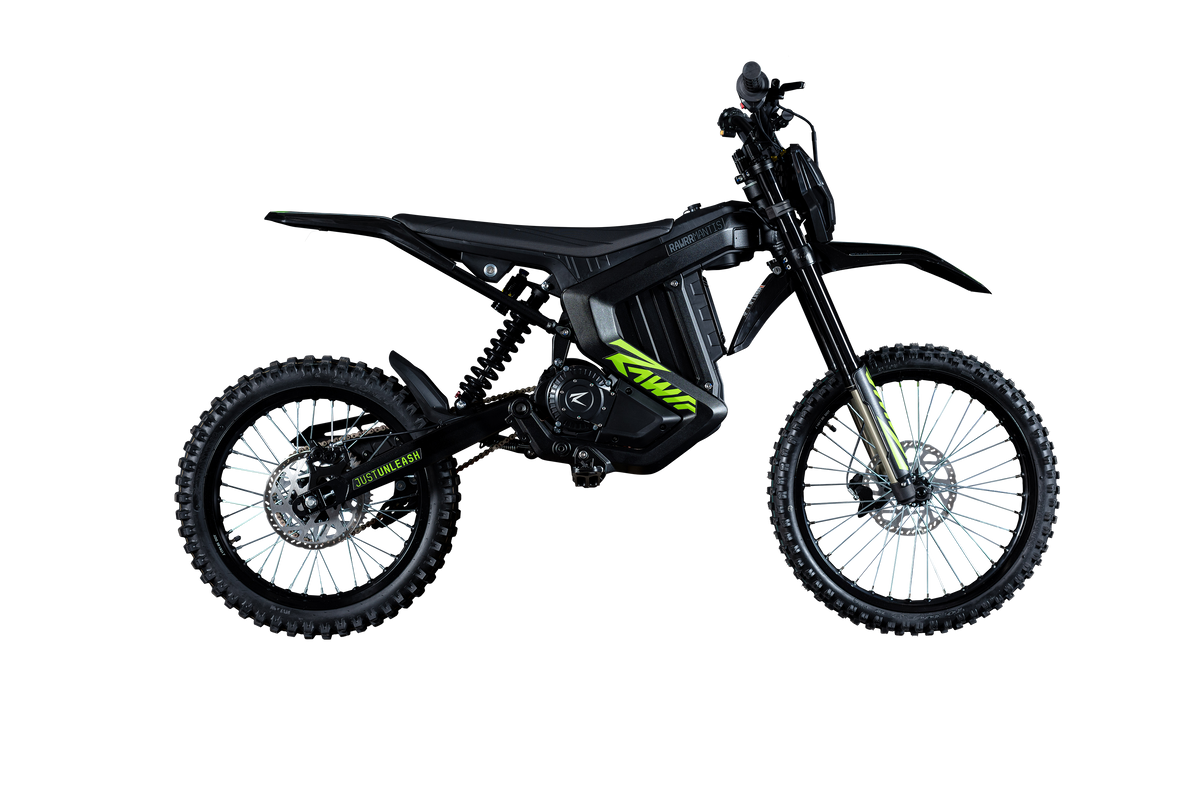 RAWRR MANTIS X - 72v Off-Road Electric Motorcycle Dirtbike Emoto 17"/1 ...