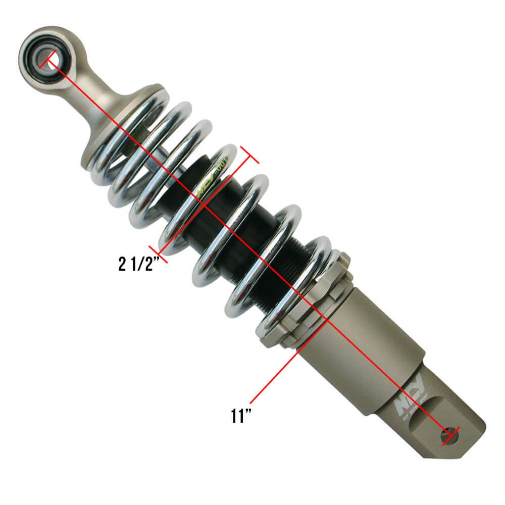 NCY Honda Ruckus 265mm Coilover Rear Shock Adjustable -white – Steady ...