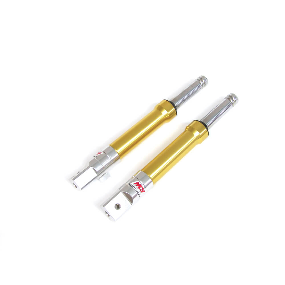 NCY Performance Front Forks Drum Type Gold Finish - Honda Ruckus Metro ...