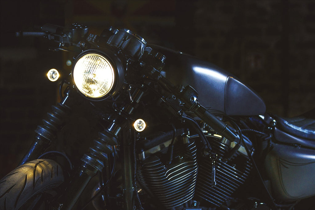 Kuryakyn Kellermann Front White/Amber LED Bullet 1000 Marker Light - S – Steady Garage