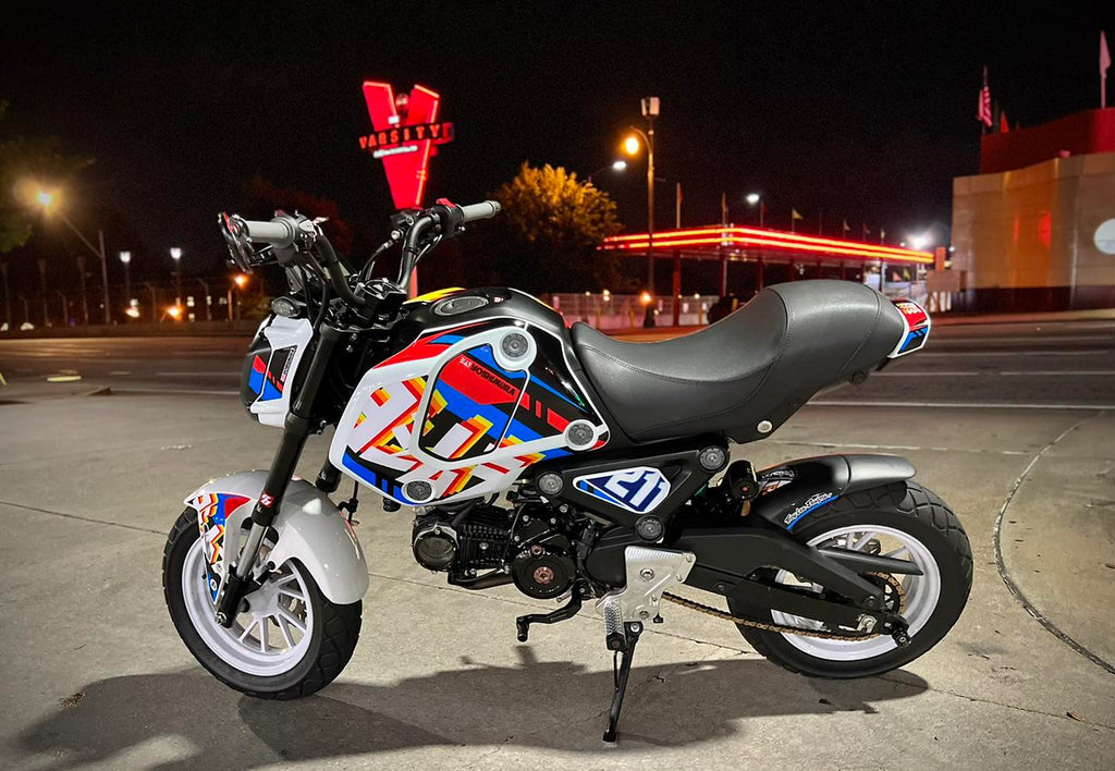 RacingBros Air Strike Front Air Forks - Honda Grom 125, Monkey 125, DA ...