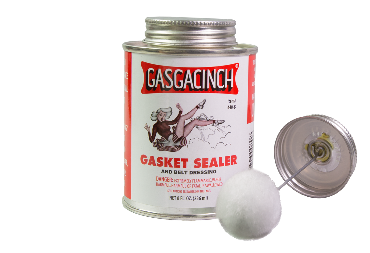 Gasgacinch Gasket Sealer and Belt Dressing, 4 oz – Steady Garage