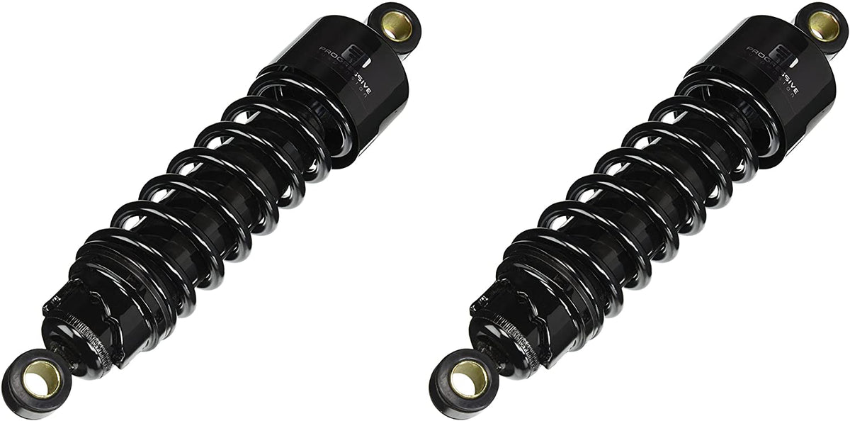 Progressive Suspension 412 Black Rear Shocks - Honda Monkey 125 (ALL Y ...