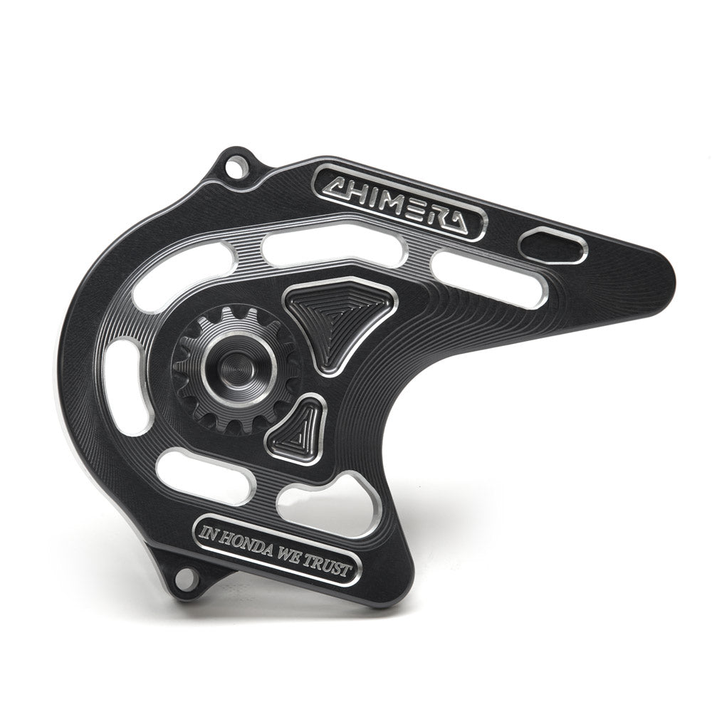 Chimera Engineering Billet "TRUST" Sprocket Cover - Honda GROM / Monke ...