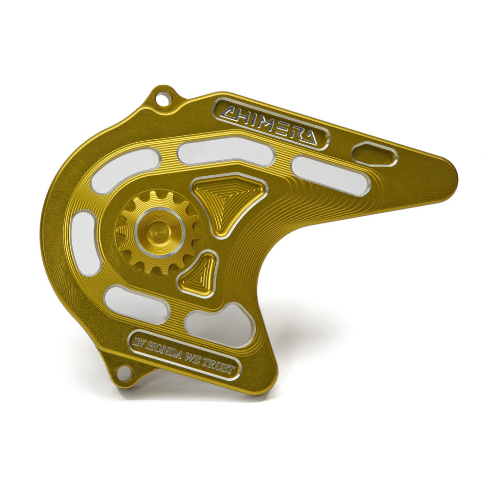 Chimera Engineering Billet "TRUST" Sprocket Cover - Honda GROM / Monke ...