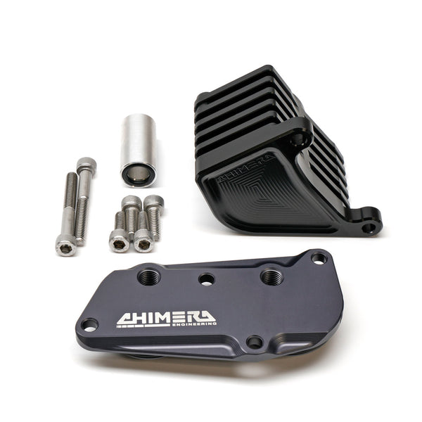 Chimera Engineering Oil Cooler Block - Honda Grom 125, Honda Monkey 12 ...