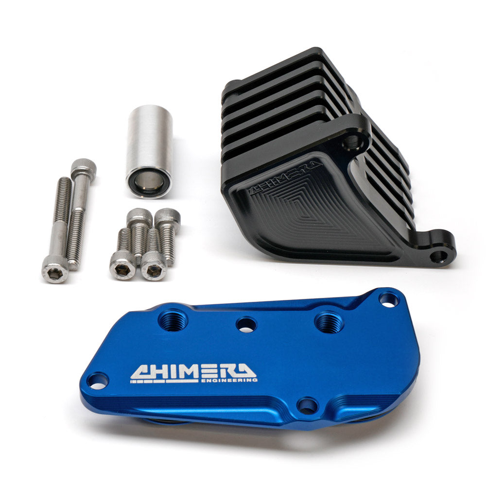 Chimera Engineering Oil Cooler Block - Honda Grom 125, Honda Monkey 12 ...