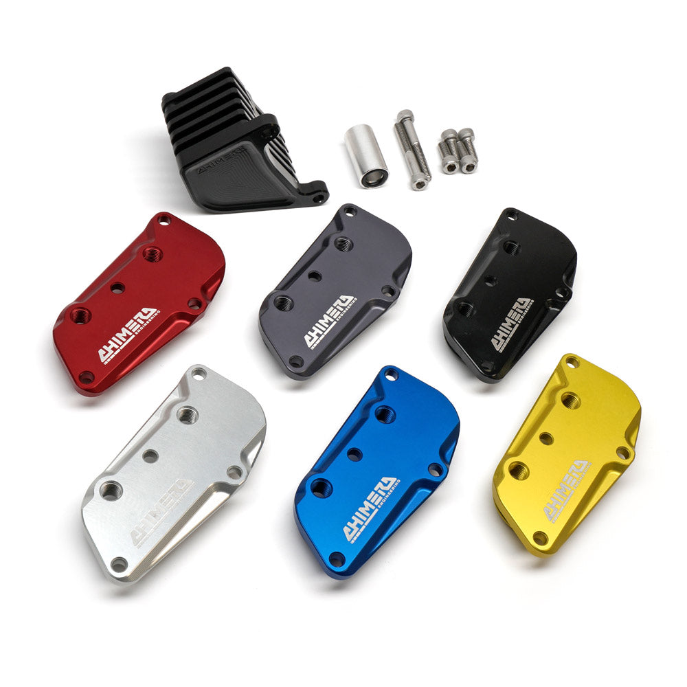 Chimera Engineering Oil Cooler Block - Honda Grom 125, Honda Monkey 12 ...