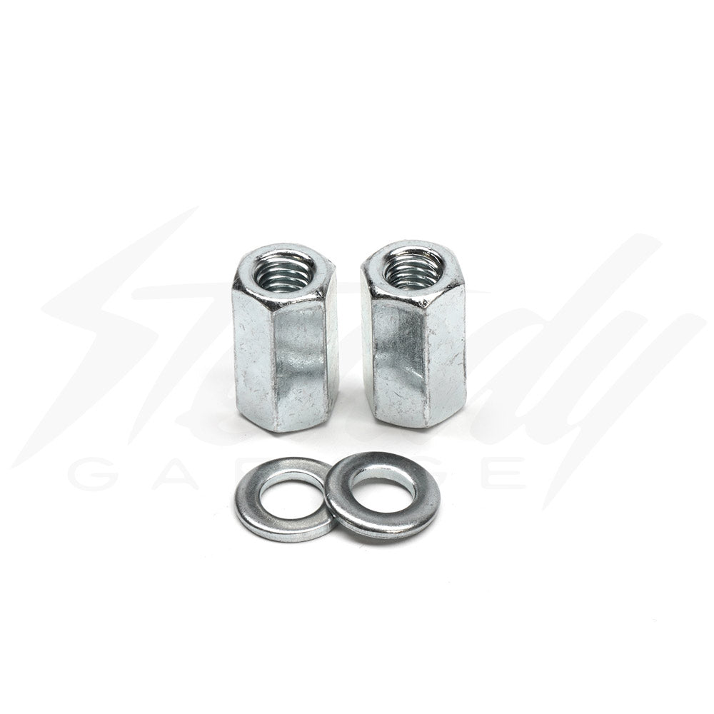 Slim 6mm Exhaust Nuts - Pair – Steady Garage