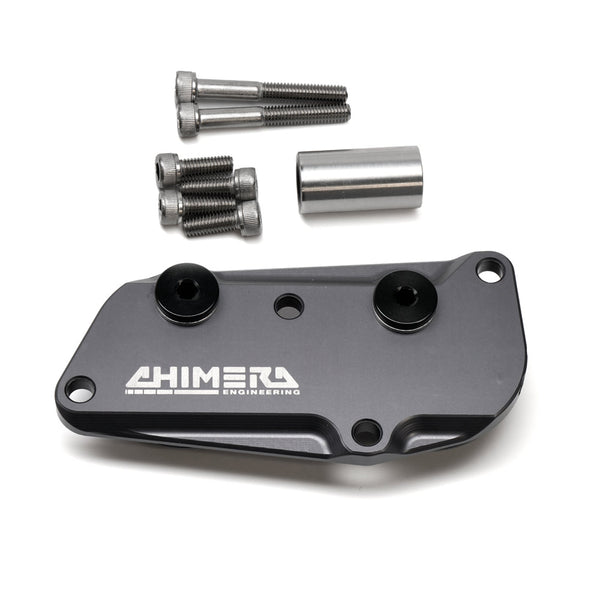 Chimera Engineering Oil Cooler Block - Honda Grom 125, Honda Monkey 12 ...