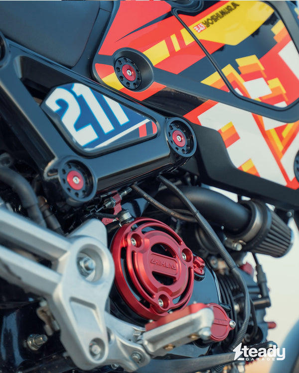 Chimera Billet Aluminum Oil Filter Cover - 2022+ Honda Grom Monkey 125 ...