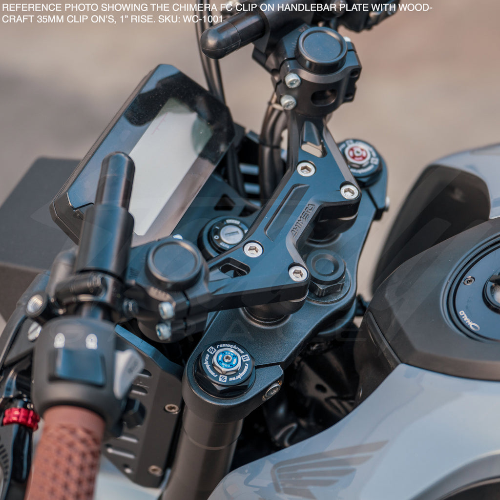 Chimera "FC" Clip On Handle Bar Plate - Honda Grom 125 All Years ...