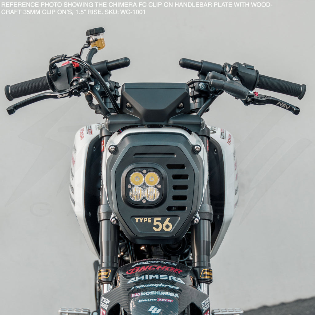 Chimera "FC" Clip On Handle Bar Plate - Honda Grom 125 All Years ...