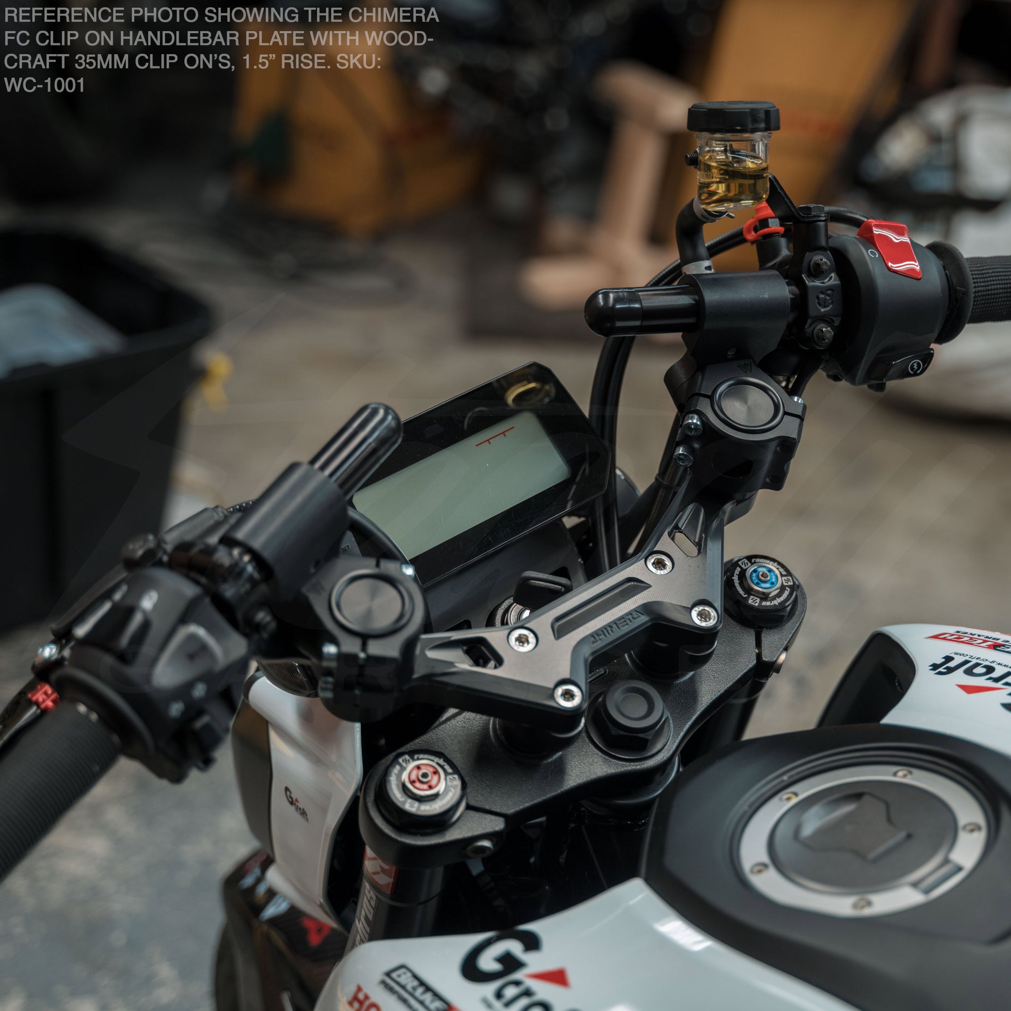 Chimera "FC" Clip On Handle Bar Plate - Honda Grom 125 All Years ...