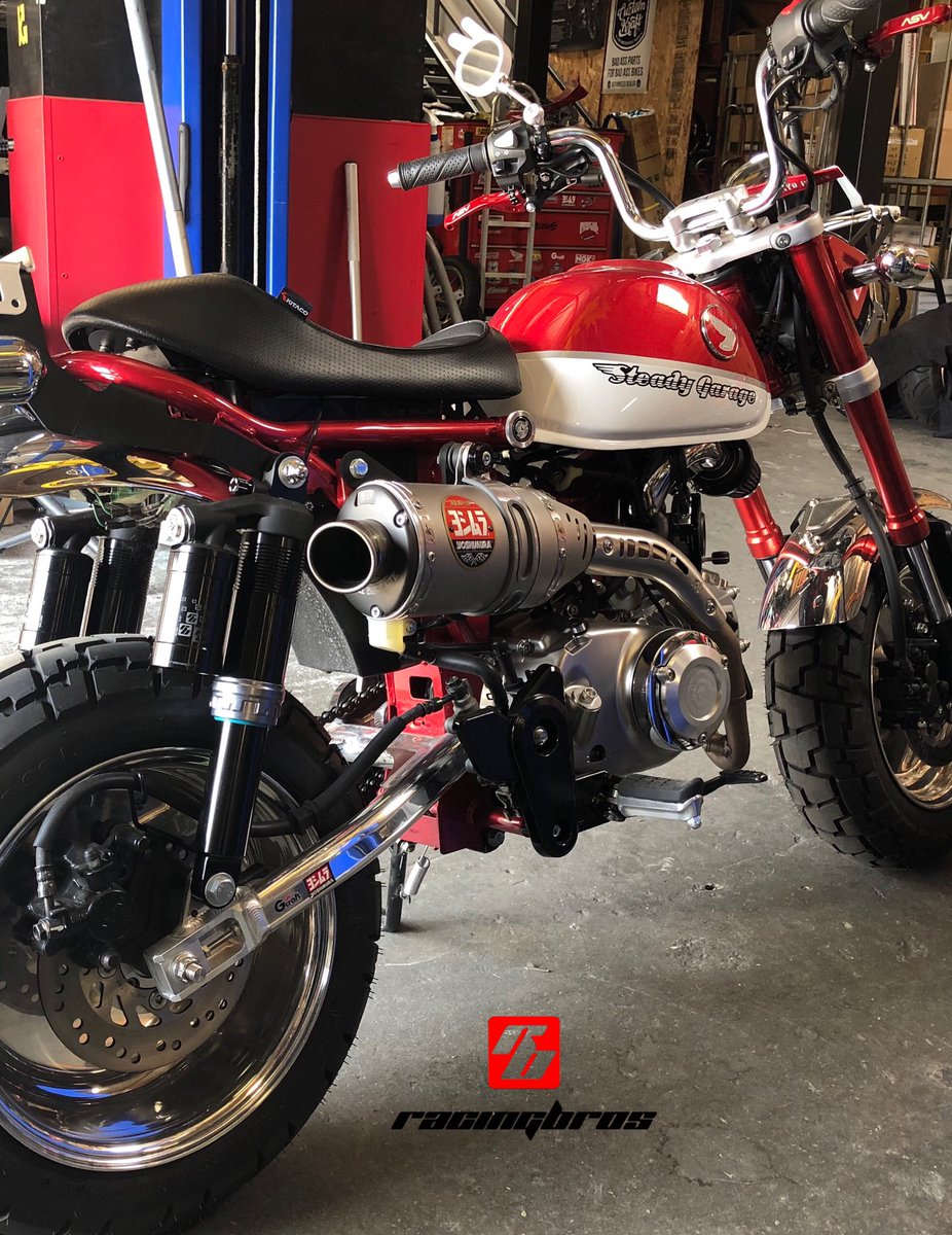 Racing Bros Honda Monkey HLR Air Cannon Shock - 335mm – Steady Garage