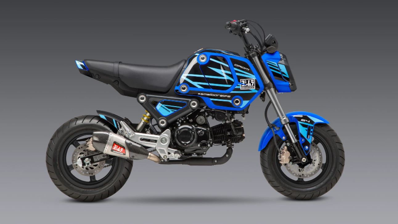 Yoshimura 2022 Honda Grom Graphics Kit "EDGE" BLUE – Steady Garage