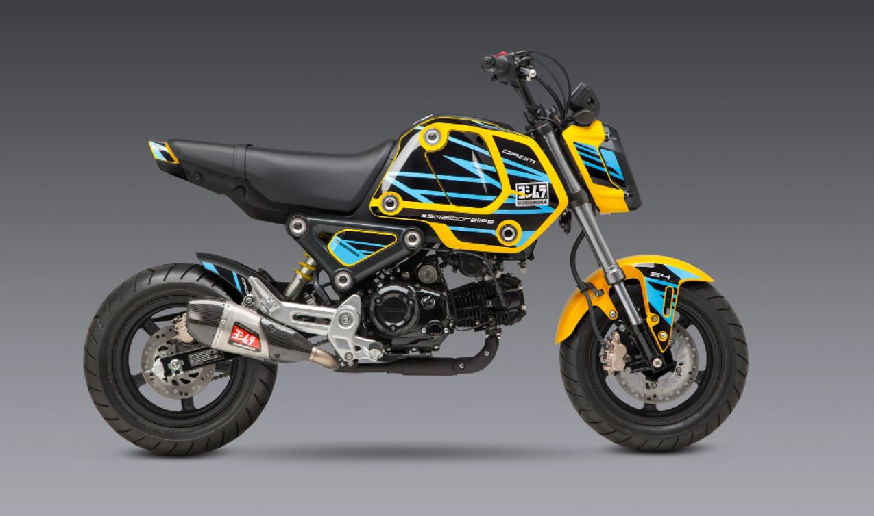 Yoshimura 2022 Honda Grom Graphics Kit "EDGE" BLUE – Steady Garage