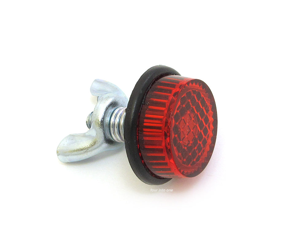 Chris Products Red Mini License Plate Reflectors (Pair) – Steady Garage
