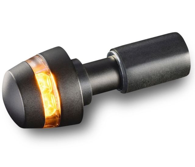 Kuryakyn Kellermann Front BL2000 Amber/Black LED Bar End Marker Light ...