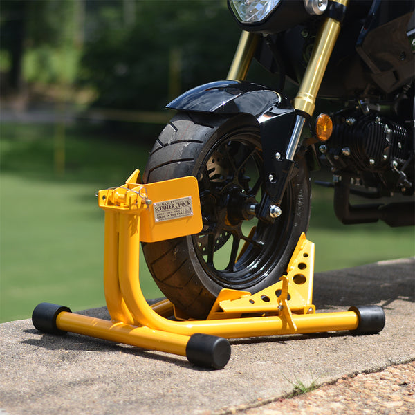 Baxley Scooter MiniMoto Front Wheel Chock – Steady Garage