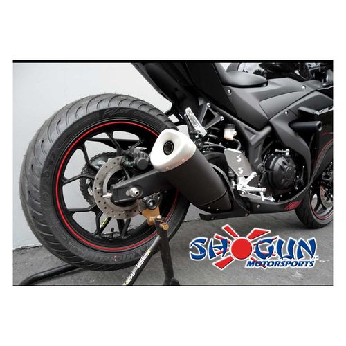 Shogun Swing Arm Spools Yamaha YZF R3 - Black – Steady Garage