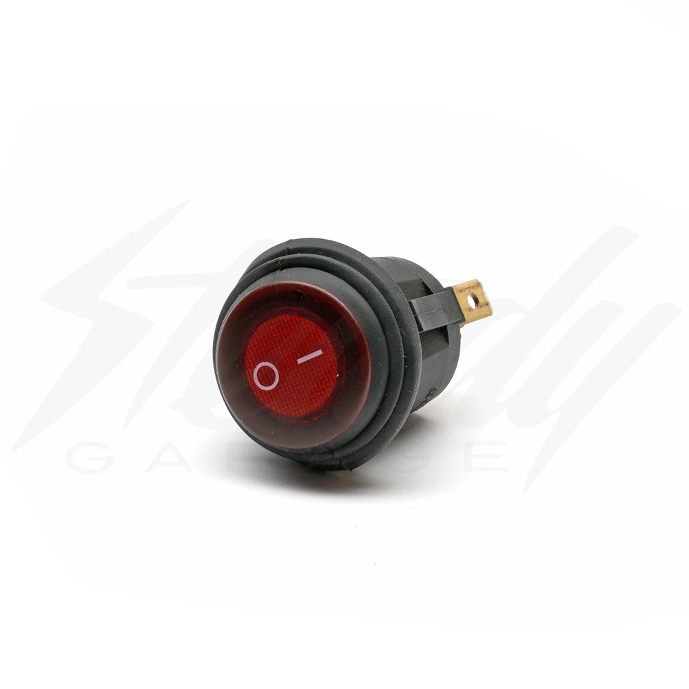Red "Light UP" On Off Rocker Switch – Steady Garage