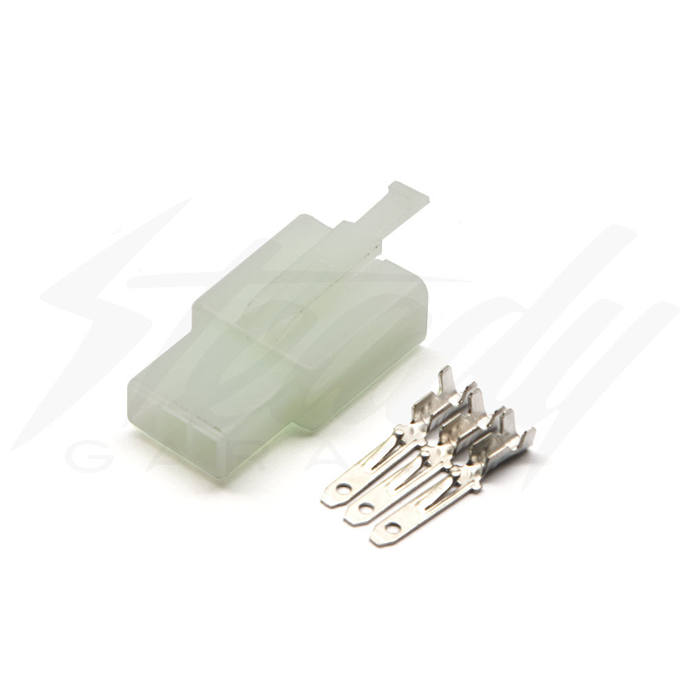 3 Pin male Connector – Steady Garage