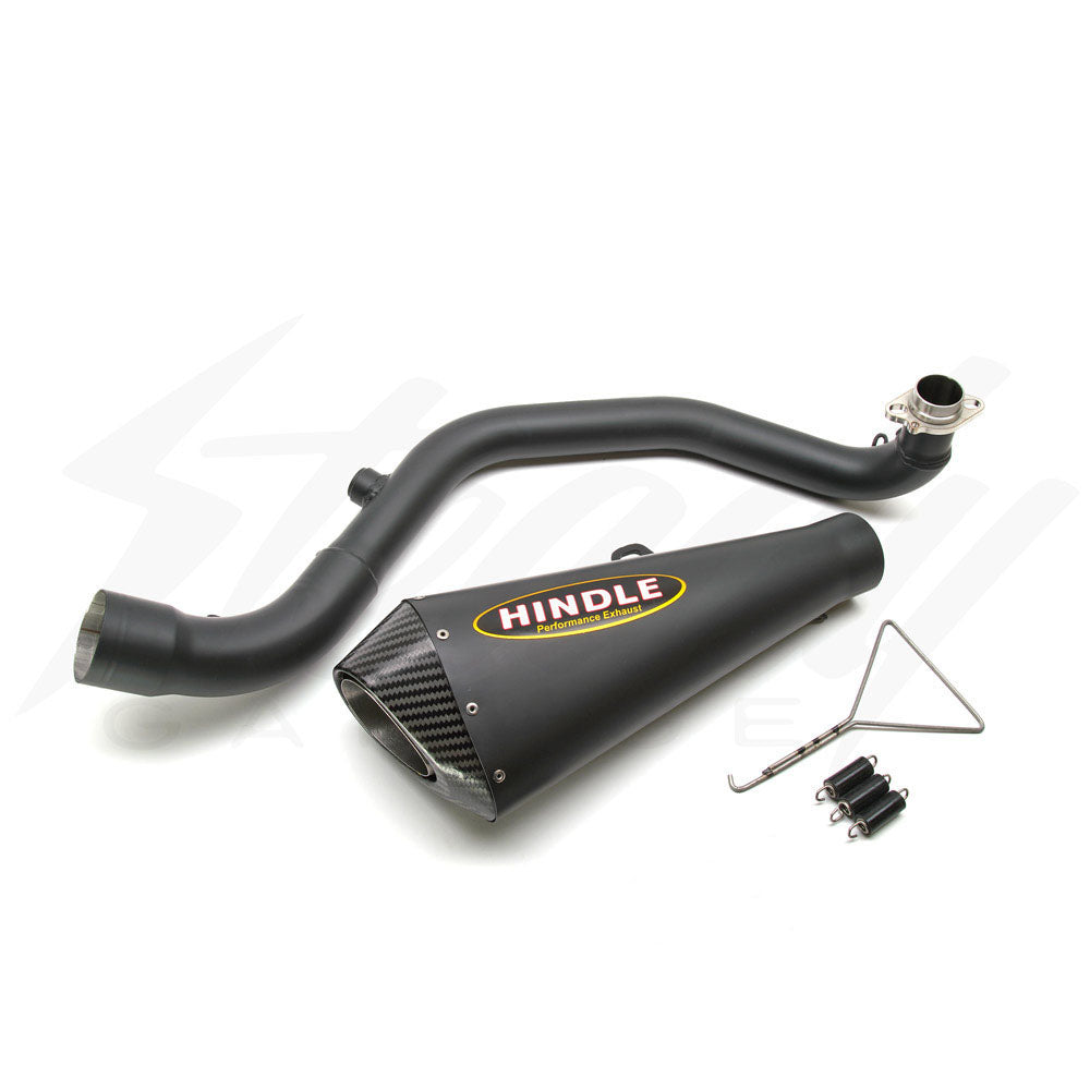 Hindle Stainless EVO Megaphone Full Exhaust System - Honda Grom 125 ...