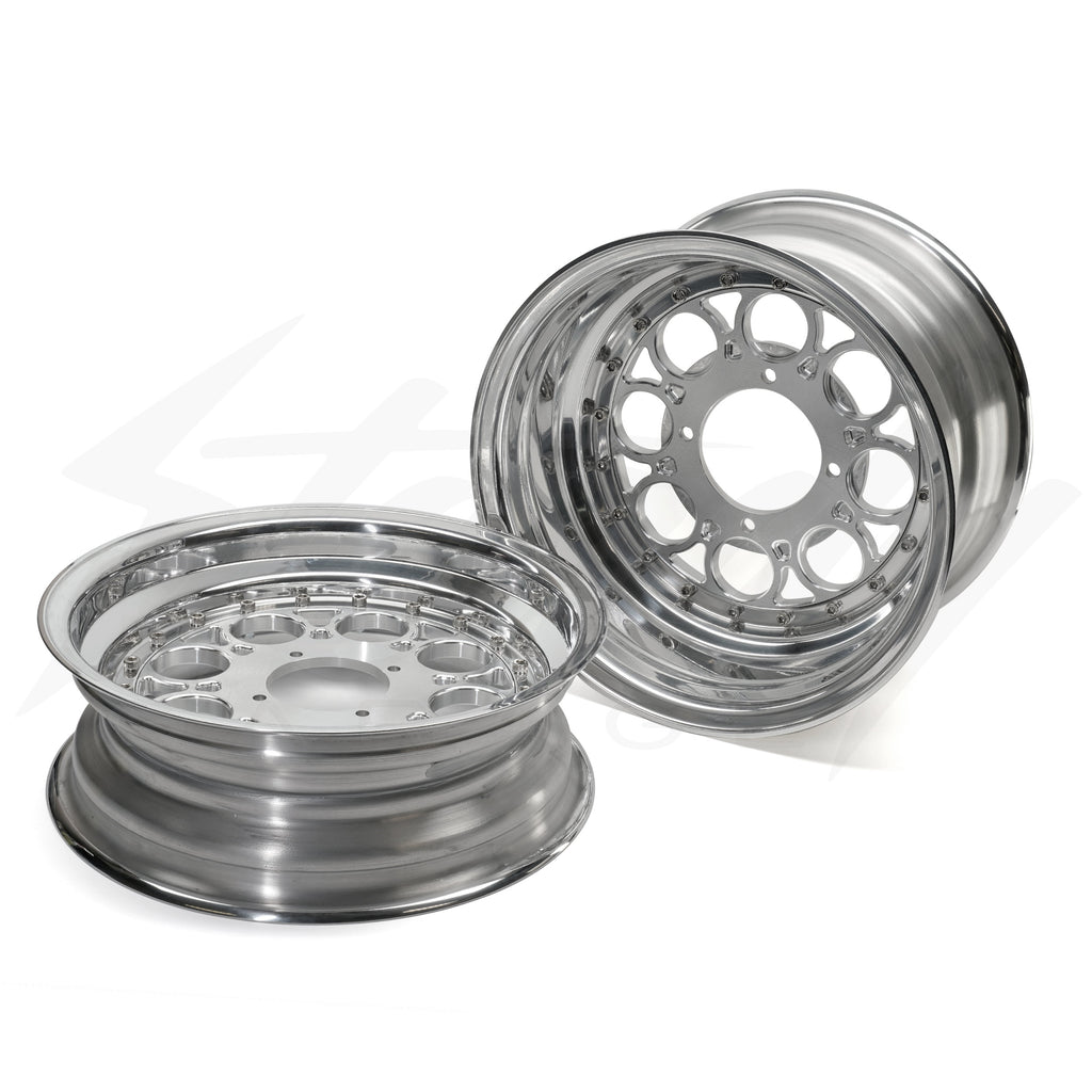 Chimera Engineering Wheels DRAGGER 3PC Modular Rims for Honda Ruckus ...